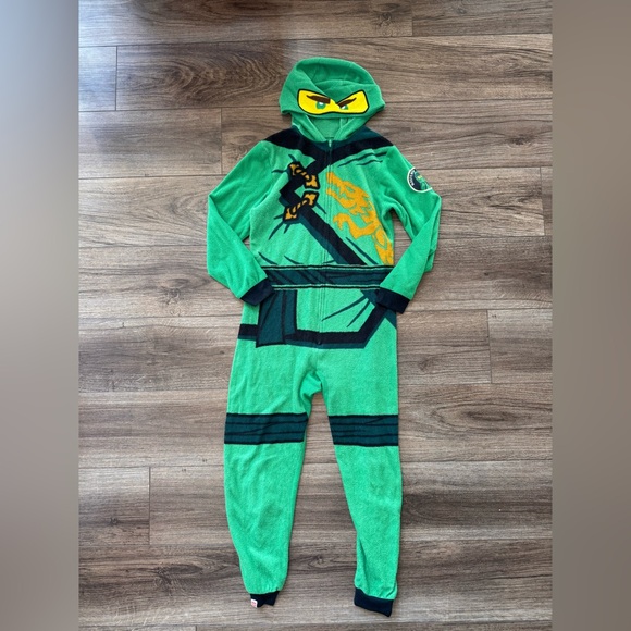 Lego | Pajamas | Lego Ninjago Fleece Onesie Pajamas Boys 12 | Poshmark